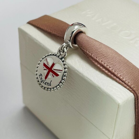 Pandora | Jewelry | Pandora England Flag Exclusive Dangle Charm Pendant ...